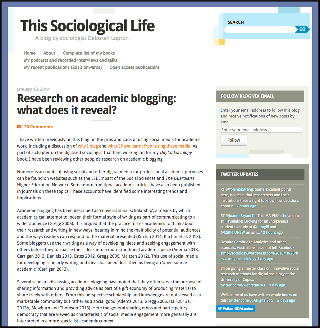 What is academic blogging and how can you use it to build your ...
